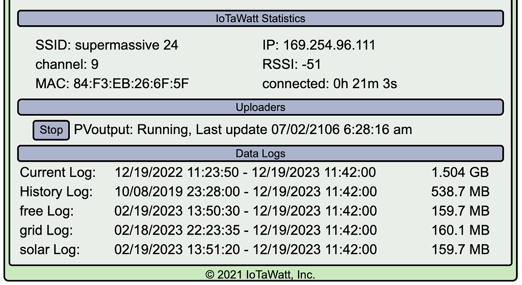 Reloading missing PVoutput data - Support - IoTaWatt User Community