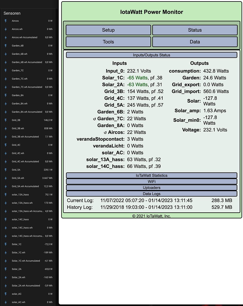 Home assistant integration bug? - Support - IoTaWatt User Community