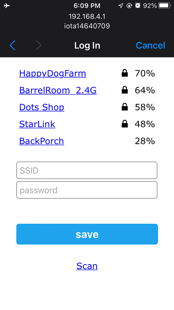 Not connecting to multiple access points - resolved - Support - IoTaWatt User Community