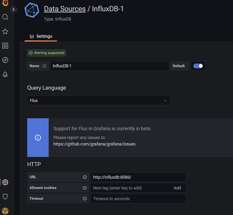 Getting Started With Influxdb And Grafana Using Docker Compose Support Iotawatt User Community